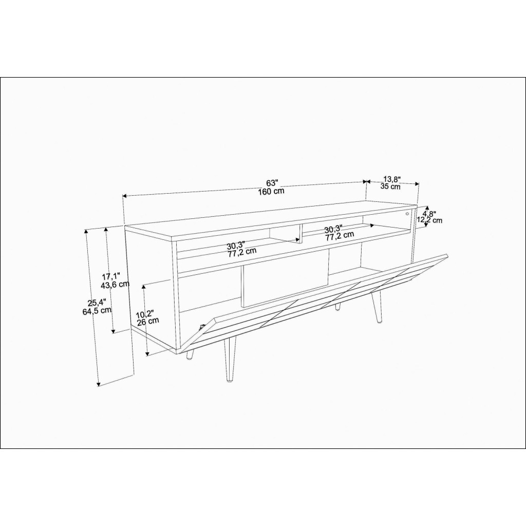 Babuu.gr TV Unit Ola - Black Black