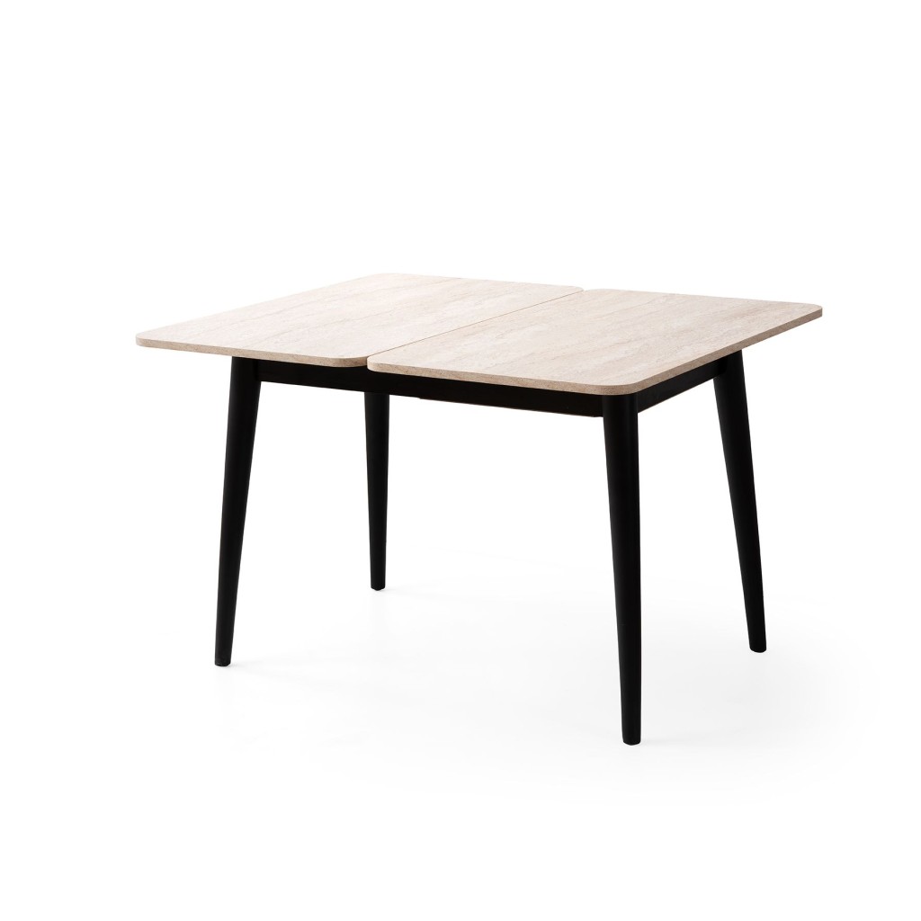 Babuu.gr Extendable Dining Table Totem - 3044 Travertine Black