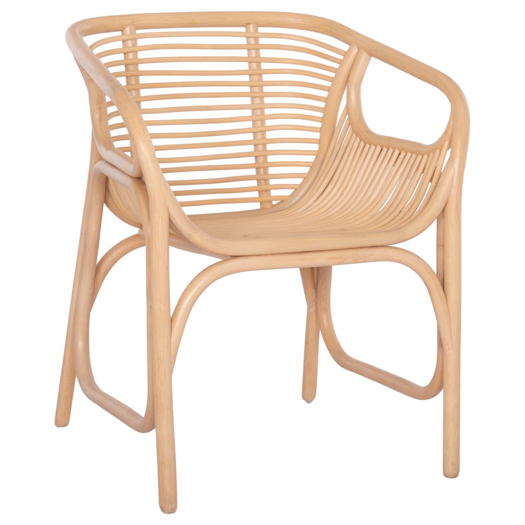 Babuu.gr ΠΟΛΥΘΡΟΝΑ MEL ΕΣΩΤ. ΧΩΡΩΝ HM9954.01 ΦΥΣΙΚΟ RATTAN 62x57,5x79,5Υεκ.