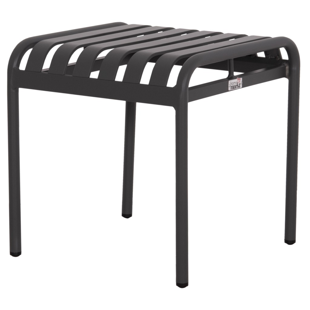 Babuu.gr ΣΚΑΜΠΟ ΑΛΟΥΜΙΝΙΟΥ RACHEL HM6340.01 ΓΚΡΙ 45x45x46Υεκ.