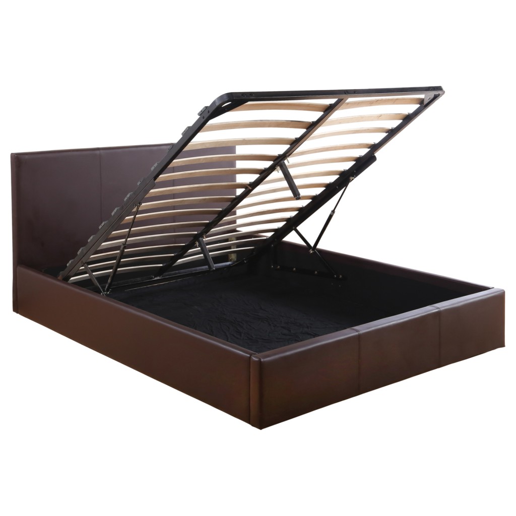 Babuu.gr ΚΡΕΒΑΤΙ ΔΙΠΛΟ & ΣΤΡΩΜΑ BOBBI HM21271.02 ΚΑΦΕ PU ΜΕ ΑΠΟΘ.ΧΩΡΟ ...